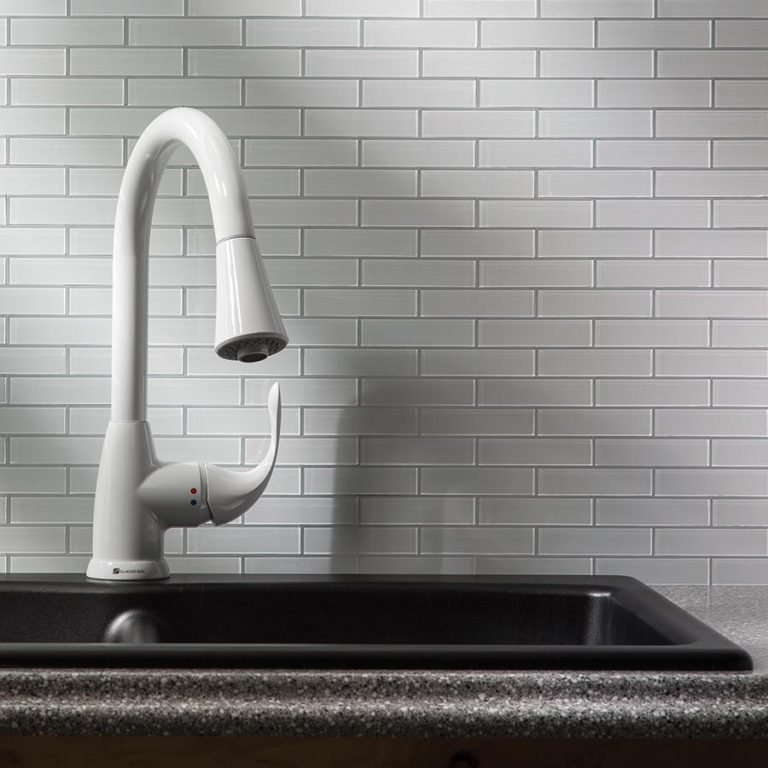 Peel and Stick Matted Glass Backsplash Tiles - Aspect